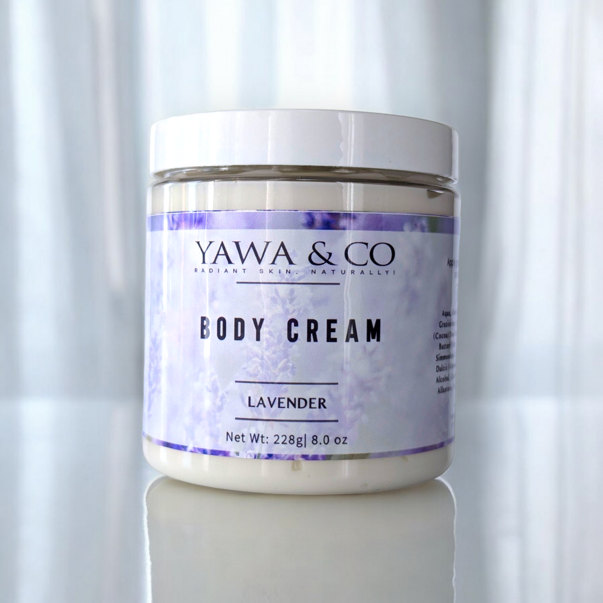 Lavender Body Cream – YAWA & CO